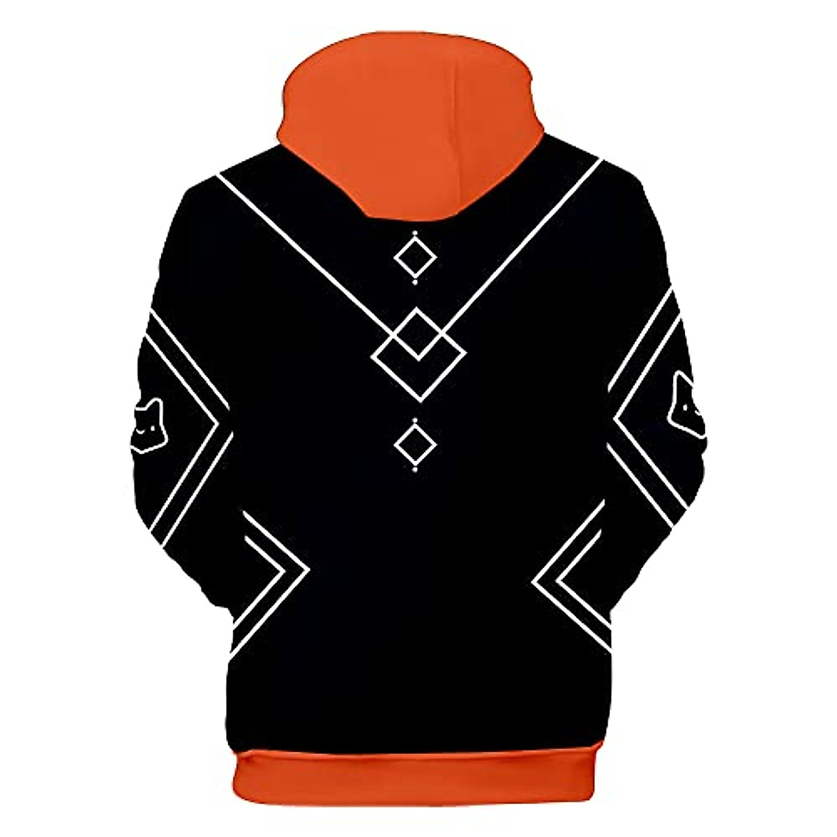 Fundy Merch Dream Team SMP 90s Pop Game Anchor Hoodie Long Sleeve Men Women Pullover Sweatshirt 3D Clothes (HJ04043,L)