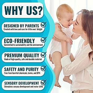 caaocho Pure Natural Rubber Bath Toy - Nalu The Seahorse Baby Toy - Hole Free Bath Toys, BPA Free Bath Toys for Infants, Without Holes Sealed Natural Rubber Baby Toy