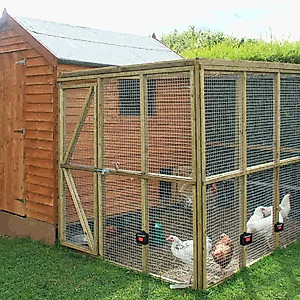 Univerayo Coyote Deterrent Light Solar Predator Control Lights Coyotes Deer Repellent Devices Skunk Repellent Fox Raccoon Deterrent Upgraded Version - 8 Pack