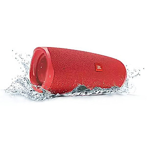 JBL Charge 4 Red Bluetooth Speaker with JBL Authentic Carrying Case