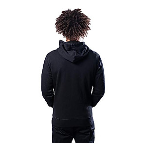 Ultra Game GHM1867F Men's NBA Fleece Hoodie Pullover Sweatshirt Primo Metallic, Los Angeles Lakers, Black, Medium