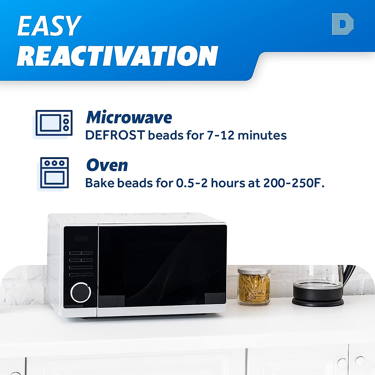 Dry & Dry [1.5 LBS] Premium Pure & Safe White Silica Gel Beads(Industry Standard 3-5 mm) Silica - Rechargeable Silica Beads, Silica Gel, Desiccant Beads