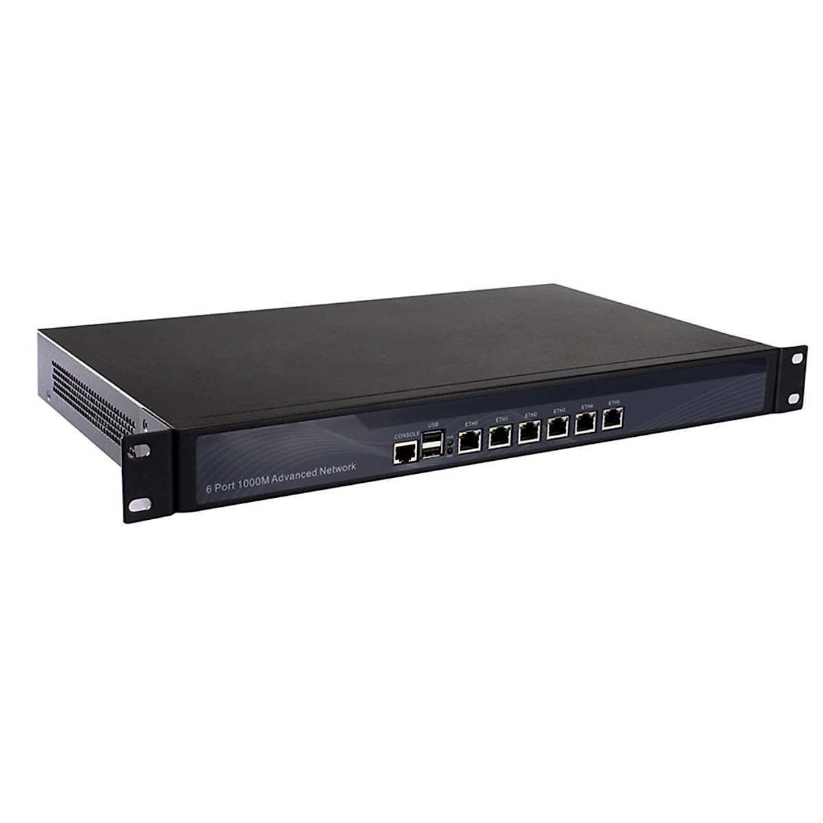 Firewall, VPN, 19 Inch 1U Rackmount, Network Appliance, Router PC, Intel I3 3120M, RS11, 6 Intel Gigabit Lan/2USB/COM/VGA/Fan,(Barebone, NO RAM, NO Storage, NO System)