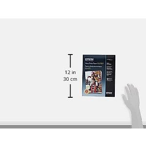 Epson Value Photo Paper Glossy, Letter, 50 Sheets (S400031)