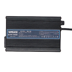 58.4V 3A Charger 58.4V LiFePO4 Battery Charger Output XLR Connector Used for 16S 48V 51.2V LiFePO4 Battery Pack with Cooling Fan Aluminum Case