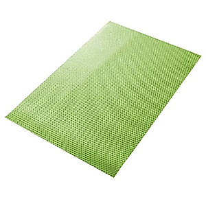 Aoyuexi Refrigerator Mats,Refrigerator Liners for Shelves Washable Fridge Mats Liners Waterproof Fridge Pads Mat Shelves Drawer Table Mats (Green), 17.7x11.8''