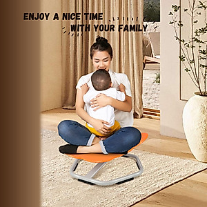 Sensory Spinning Chair, Spinning Chair for Autistic Kids Body Coordination Training, Elephant Shape Non Slip Sensory Toys 360° Spinning Swivel Chair Improving Toddler's Physical Fitness