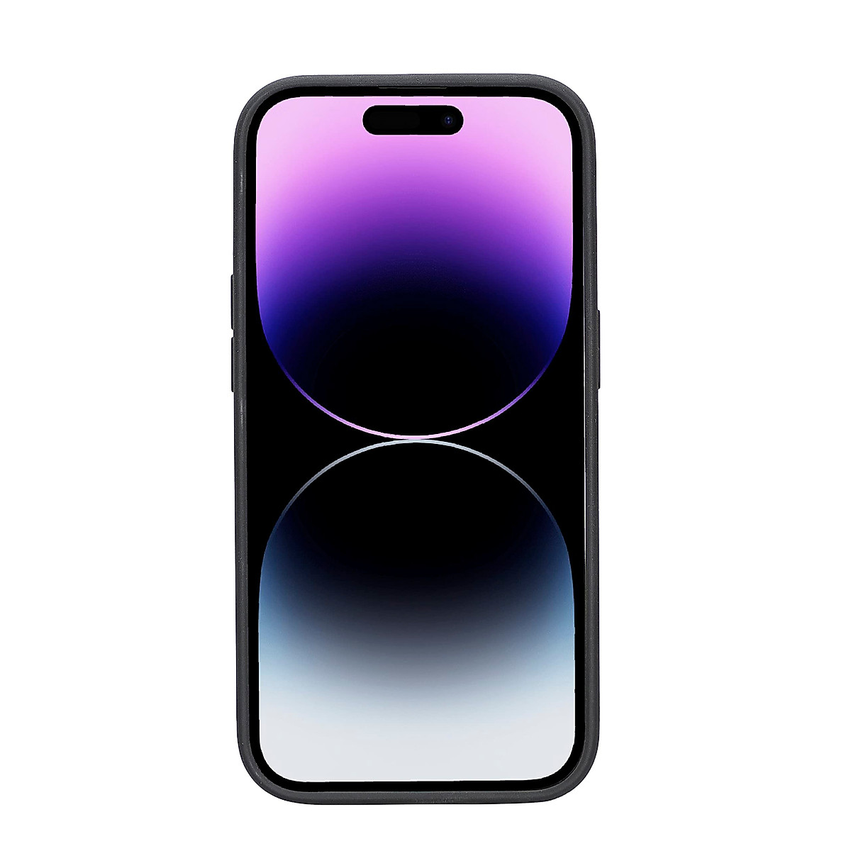 Venito Fermo Leather Wallet Case Compatible with iPhone 14 Plus Crossbody Case - Extra Secure with RFID Blocking (Antique Brown)