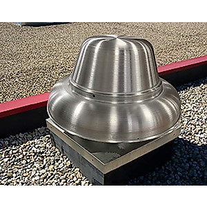 CAPTIVE-AIRE Direct Drive Centrifugal Downblast Roof Mounted Exhaust Fan with Speed Control- 19" Fan Base, 0.060 HP 115 Volt Single Phase Motor (DR-10HFA)