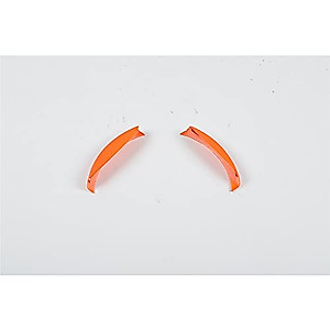 SZDEDA 2PCS ABS Handbrake Lower Cover Decorative Trim Fit for Jeep Wrangler JK 2011-2017 Interior Car Accessories (Orange)