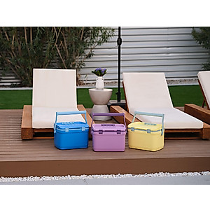 Stanley Adventure Outdoor Cooler 16 qt | Heavy Duty Outdoor Camping Cooler with Easy Carry Top Handle | 36 Hour Cooling Ice Chest for 21 Cans| BPA-Free | Pomelo