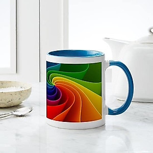 CafePress Rainbow Mug Ceramic Coffee Mug, Tea Cup 11 oz