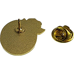 Cultural Exchange Sigma Gamma Rho Rose Flower Lapel Pin [Gold - 1"]