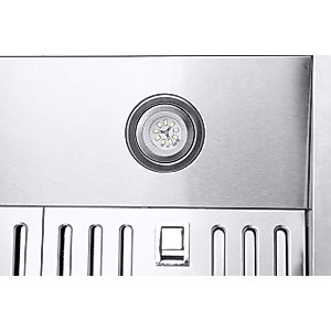 Hauslane | Chef Series 30” PS10 Under Cabinet Range Hood | PRO PERFORMANCE | Stainless Steel Electric Stove Ventilator | 3 Speed Exhaust Fan, Bright LED Lights & Delay Auto Shut-Off