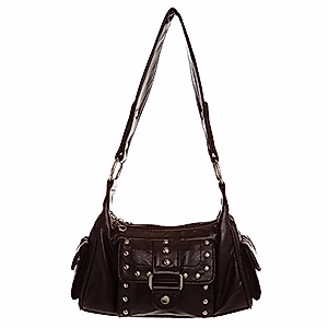 Handbags For All Silver Studded Hobo women handbag Shoulder Handbag