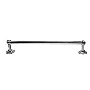 Treasure Gurus Wall Mount Silver Bath Towel Bar Holder Bathroom Shower Rack Home Decor Hardware