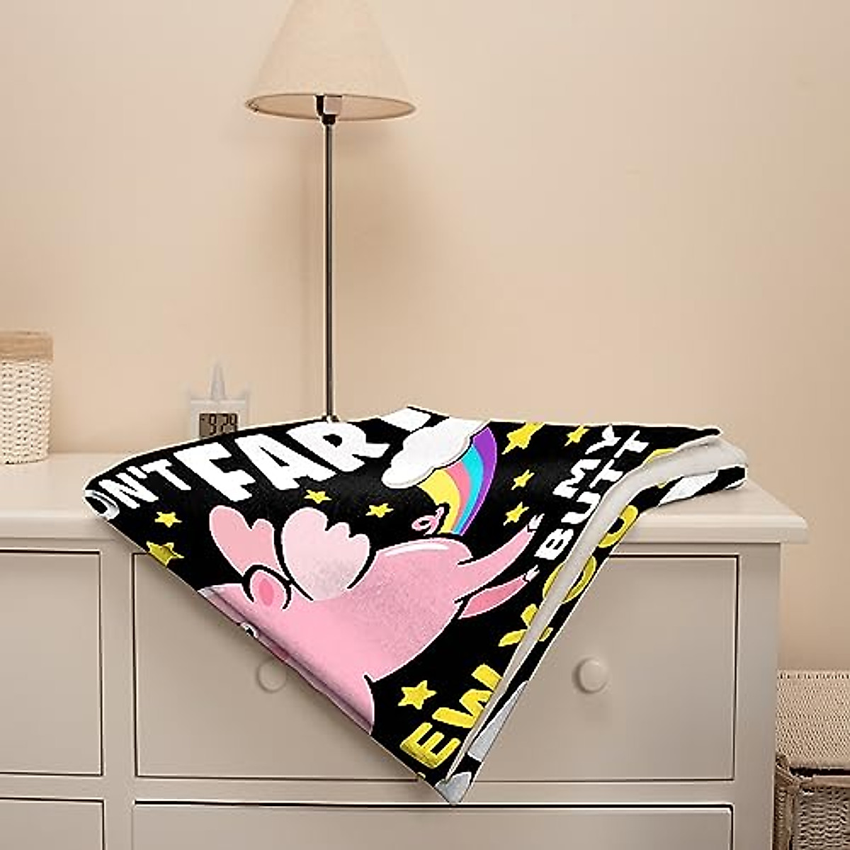 Funny Pig Blanket Gift for Girls Boys- 40x50 Inches Soft Flannel Throws Blankets Funny Gift for Teen Women Men Adult Cute Pig Lover Gifts for Birthday Christmas Halloween Bed Sofa Couch