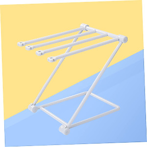 SHOWERORO Kitchen Washcloths Rack Kitchen Towel Stand Hand Towel Holder Kitchen Dish Cloth Rack Countertops Towel Rack Vanities Towel Holder Dishcloth Drying Rack No Punching Bowl Cloth