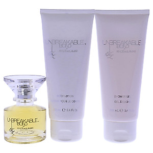 Khloe & Lamar Unbreakable Bond Women 1oz EDT Spray, 3.4oz Shower Gel, 3.4oz Body Lotion 3 Pc Gift Set, (I0107432)