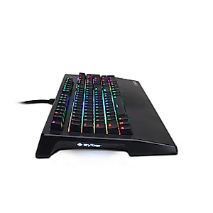CyberpowerPC Syber K1 SKMBR206 RGB Mechanical Gaming Keyboard with Kontact ™ Brown (Tactlile) Mechanical Switches
