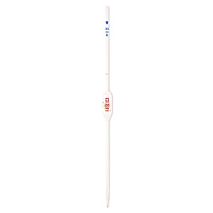 Sibata 2040A-4 4mL Volumetric Pipets, Class A, Reusable Glass, Color-Coded 2-Red, to Deliver Pack of 12