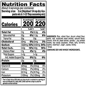 Near East Rice Pilaf Mix, Roasted Chicken & Garlic, 6.3oz Boxes (12 Pack)