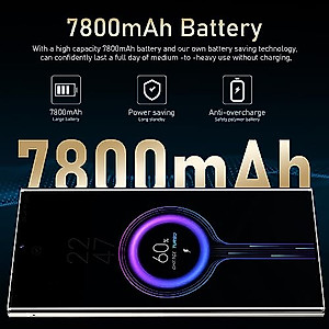 RAYPUR S23 Ultra Smartphone, Global Version Android Cheap Mobile Phones, 7.3 Inch HD Full Screen, 6800Mah 16GB 1TB, 5G Dual Sim Card Cell Phone,Purple-1TB