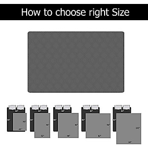 SUNNYTEX Waterproof & Reversible Dog Bed Cover Pet Blanket Sofa, Couch Cover Mattress Protector Furniture Protector for Dog, Pet, Cat, 82x102 Inch (Pack of 1)