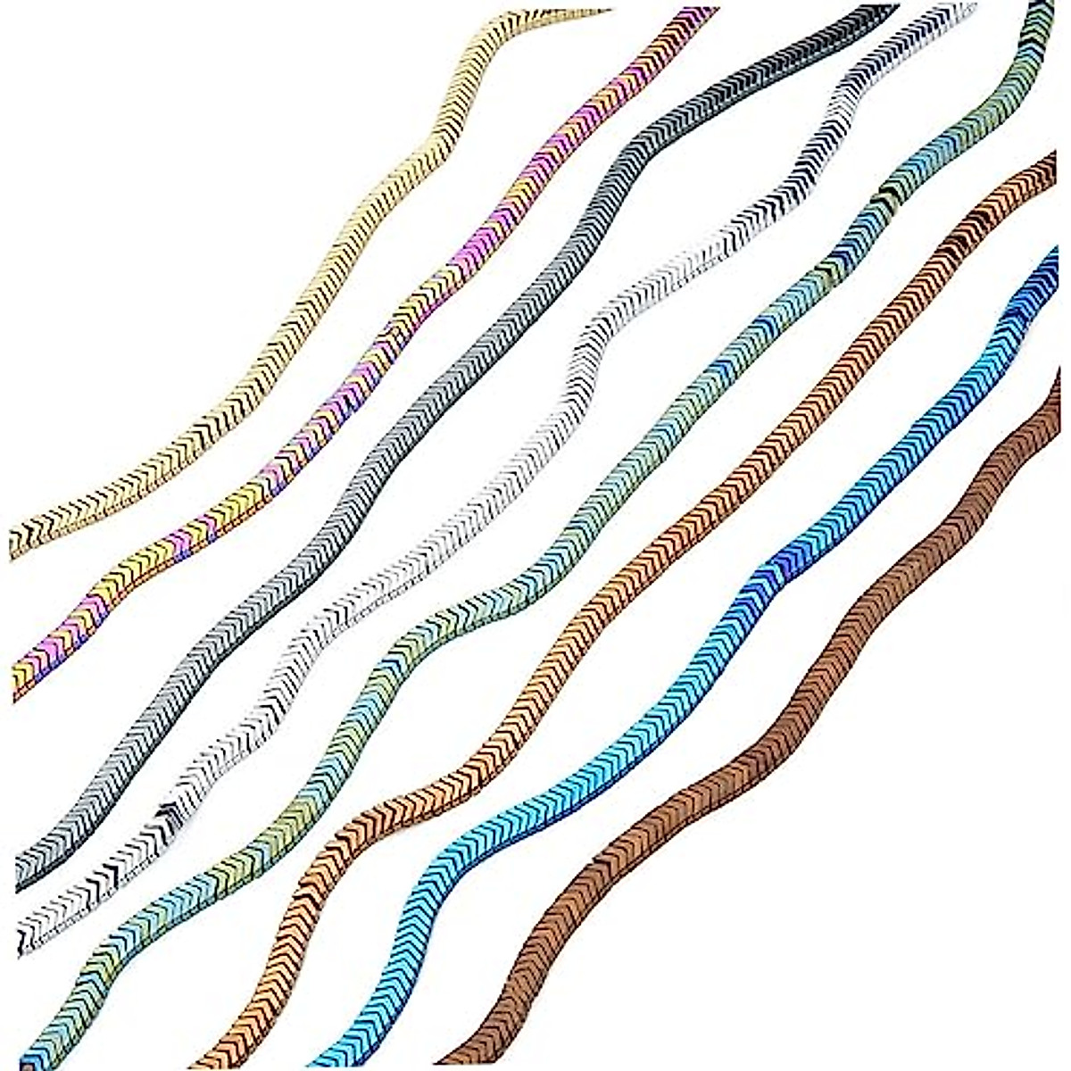 COHEALI Blue Vase 160 Pcs Decorative Beads Gemstone Beads Bracelet Kit Beads Loose Bead Pendant Wedding Table V-Shape Beads Jewelry Making Bead Colored Stone Beads Blue