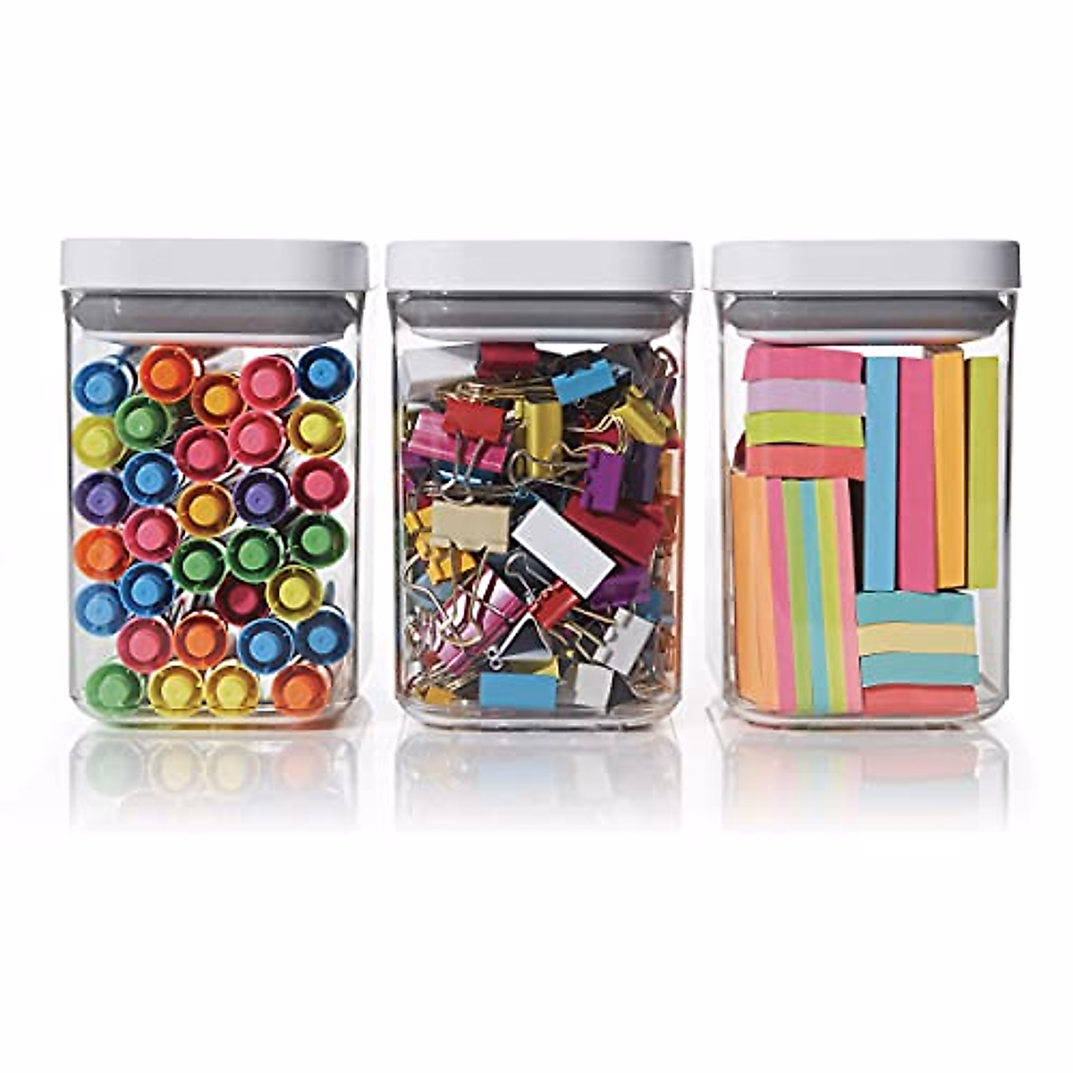 Copco Food and Organization Storage Container with Airtight Lid, 1.8-Quart, Clear