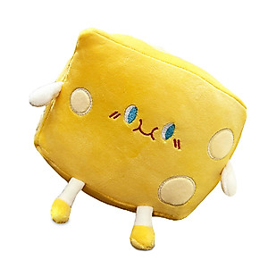 Goylmc Cheese Stuffed Toys - Food Bread Plush Pillow - Home Decoration Christmas Birthday Gift for Kids Boys Girls (Small)