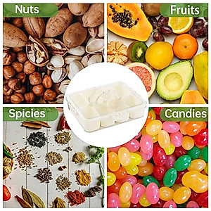 Ztaussi Snack Containers, 1pc Snackle Box Charcuterie Container 8 Compartment Divided Serving Tray with Lid and Handle,Portable Snack Platters Travel Food Organizer (1pc(8 Compartment))