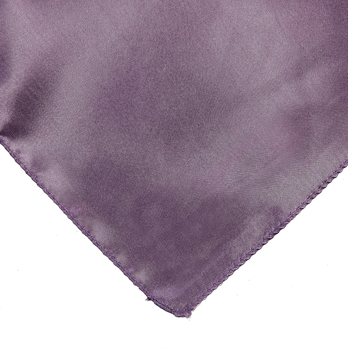Tableclothsfactory 60" Satin Square Tablecloth Overlay for Wedding Catering Party Table Top Decorations Amethyst