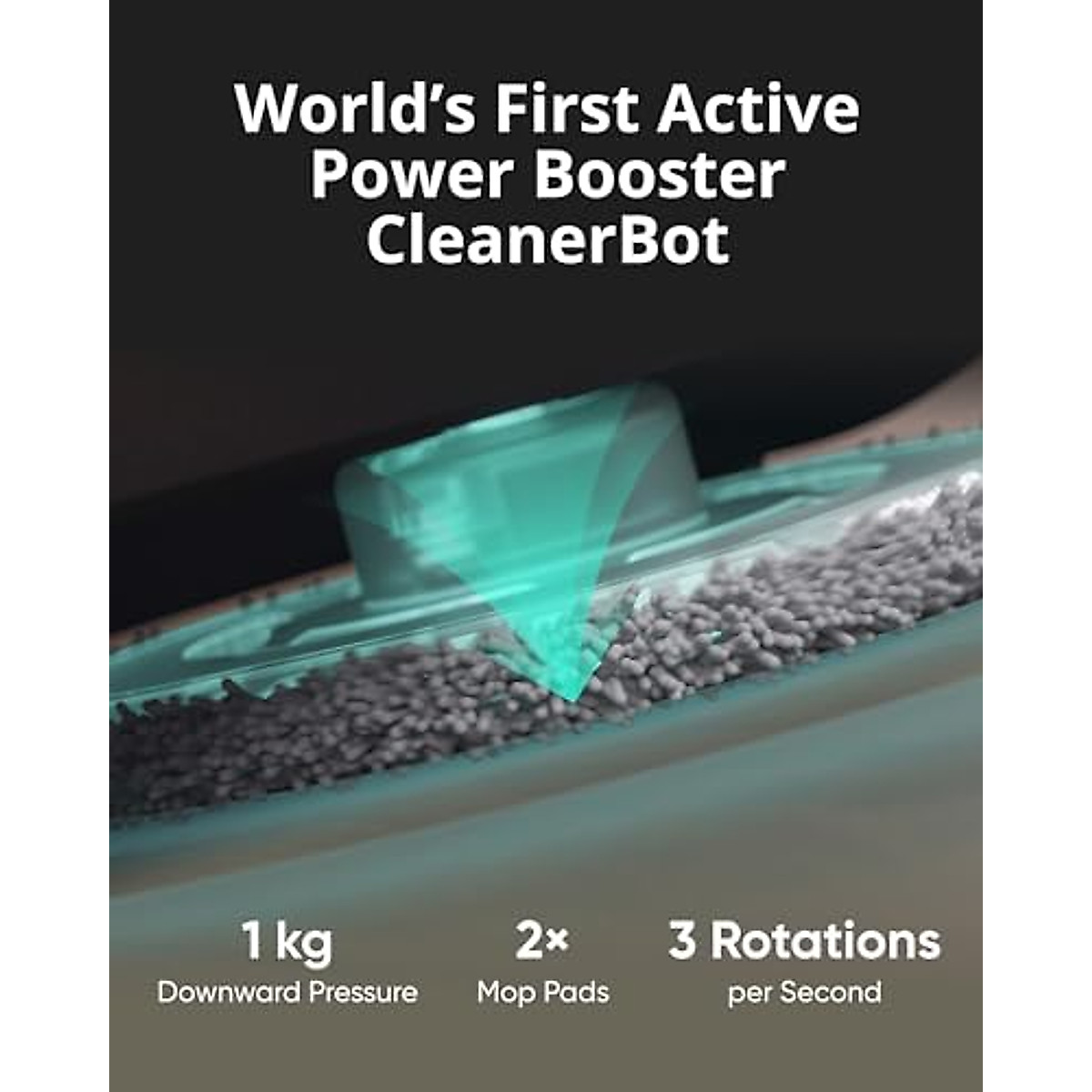 eufy Clean X9 Pro CleanerBot with MopMaster Adaptive Pressure Cleaning, 2 Rotating Mops, Carpet Detection with 12 mm Auto-Lifting Mops, Auto-Clean Station, 5,500 Pa Suction, and AI Obstacle Avoidance