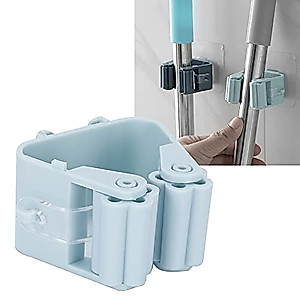 Tnfeeon Mop Rack, Broom Holder Durable and Maximizes for Family for Wall and Ceilings