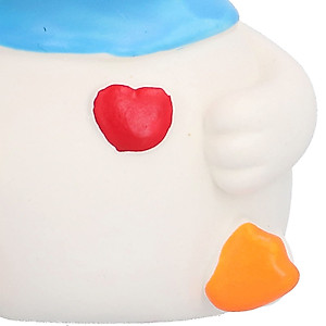 Keenso Latex Duck Dog Toys Cute Interactive Funny Squeak Duck Toys for Dog Puppy Chewing Playing (White)