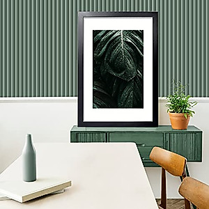 Annecy 16x24 Frame Black 1 Pack, Classic 16x24 Picture Frame Display 12x18 Pictures with Mat or 16x24 without Mat, Horizontal and Vertical for Wall-Mount, Decorate Home and Office with Large Paintings