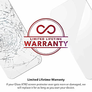 ZAGG InvisibleShield Glass XTR2 Screen Protector for iPhone 14 Pro Max - with New Anti-reflective Technology, Anti-dust installation, and Ultra Strong Hexiom Impact Technology