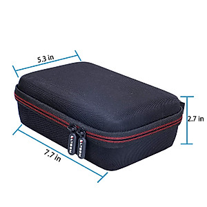 LTGEM Hard Travel Case for Focusrite Scarlett 2i2 /Solo (3rd Gen) USB Audio Interface (Internal Size:7 * 4.7 * 1.5 in)