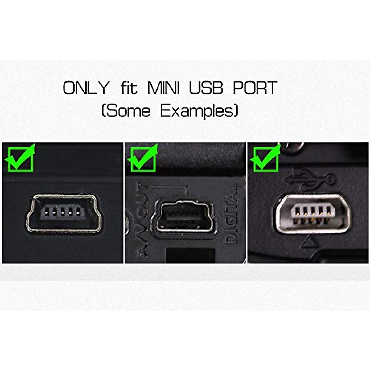Sqrmekoko USB Cable Compatible with Canon Camera, Data Interface Cable Compatible with Canon PowerShot ELPH EOS DSLR Cameras and Camcorders
