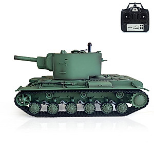 1/16 Henglong Tk7.0 Soviet Kv-2 Rc Tank Gigant 3949 Barrel Recoil Bb Airsoft Smoke Sound Effect Car Toys