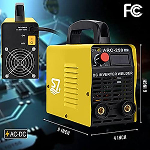 S7 Powerful 200Amp ARC Stick Welder for Beginners - 110V Welding Machine with Welding Rod Tools
