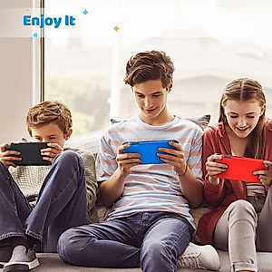 Fintie Case Soft Silicone Protective Cover, [Anti-Slip] Shockproof Case w/Ergonomic Grip, Grip Case for Console 7.0" (Blue)