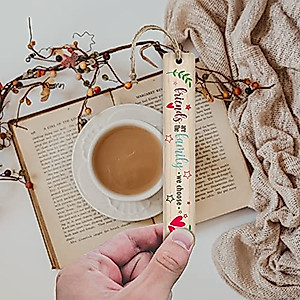 Wooden & Antique - Friends are The Family we Chose - Wooden Bookmarks, Custom Wooded Signed Bookmarks for Women, Book Markers for Men, Bookmarks for Book Lovers.