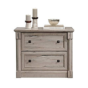 Sauder Palladia Lateral File, L: 36.81" x W: 22.01" x H: 29.61", Split Oak finish