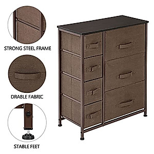 ZSEDP Folding Storage Cabinet Non-Woven Fabric Closet Multi-Layer Drawer Bedroom Furniture Bedroom Furniture Clothing Organizer