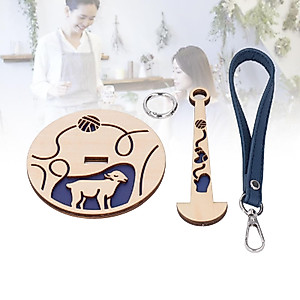 Portable Wrist Yarn Holder, Detachable Wrist Yarn Ball Minder Stand, Lightweight Twirling Yarn Organizer with Anti Kinking Design for Knitting Crocheting Craft Lover (Blue)