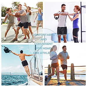 HEALONG Basketball Athletic Shorts Men - Mesh Gym Sports Workout Training Elastic Drawstring Retro Casual Comfortable Fashion Short with Pockets (Blue, M)