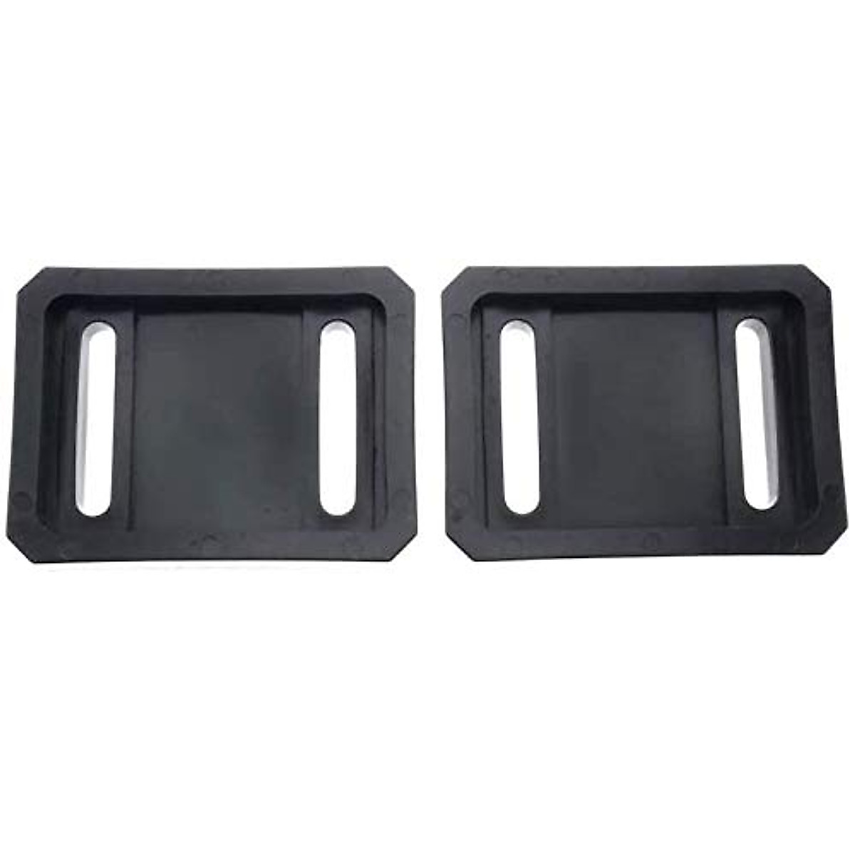 Thaekuns 784-5580 Replacement Snowblower Plastic Reversible Skid Slide Shoes with Hardware for 2 MTD 2 Stage Yardman Cub Cadet Snowthrower