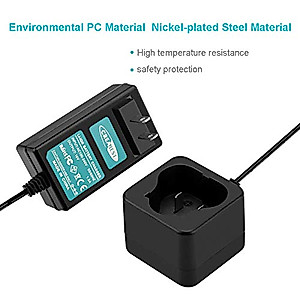 Creabest New 12V Lithium Battery Charger Compatible with Black and Decker 12V BL1110 BL1310 BL1510 LB12 LBX12 LBXR12 Pod Style Battery (NOT for Ni-MH/Ni-Cd Battery)